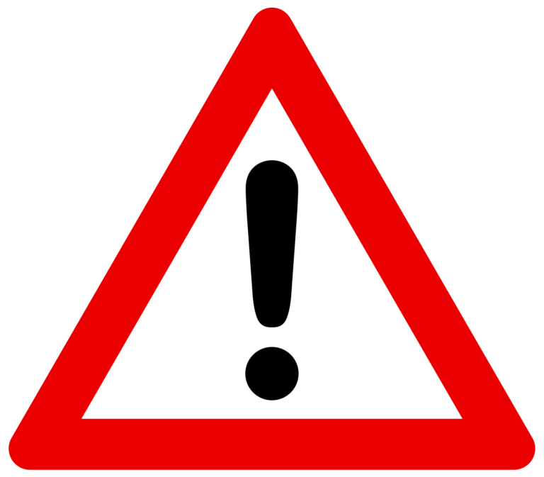 warning symbol | Robinson FPS
